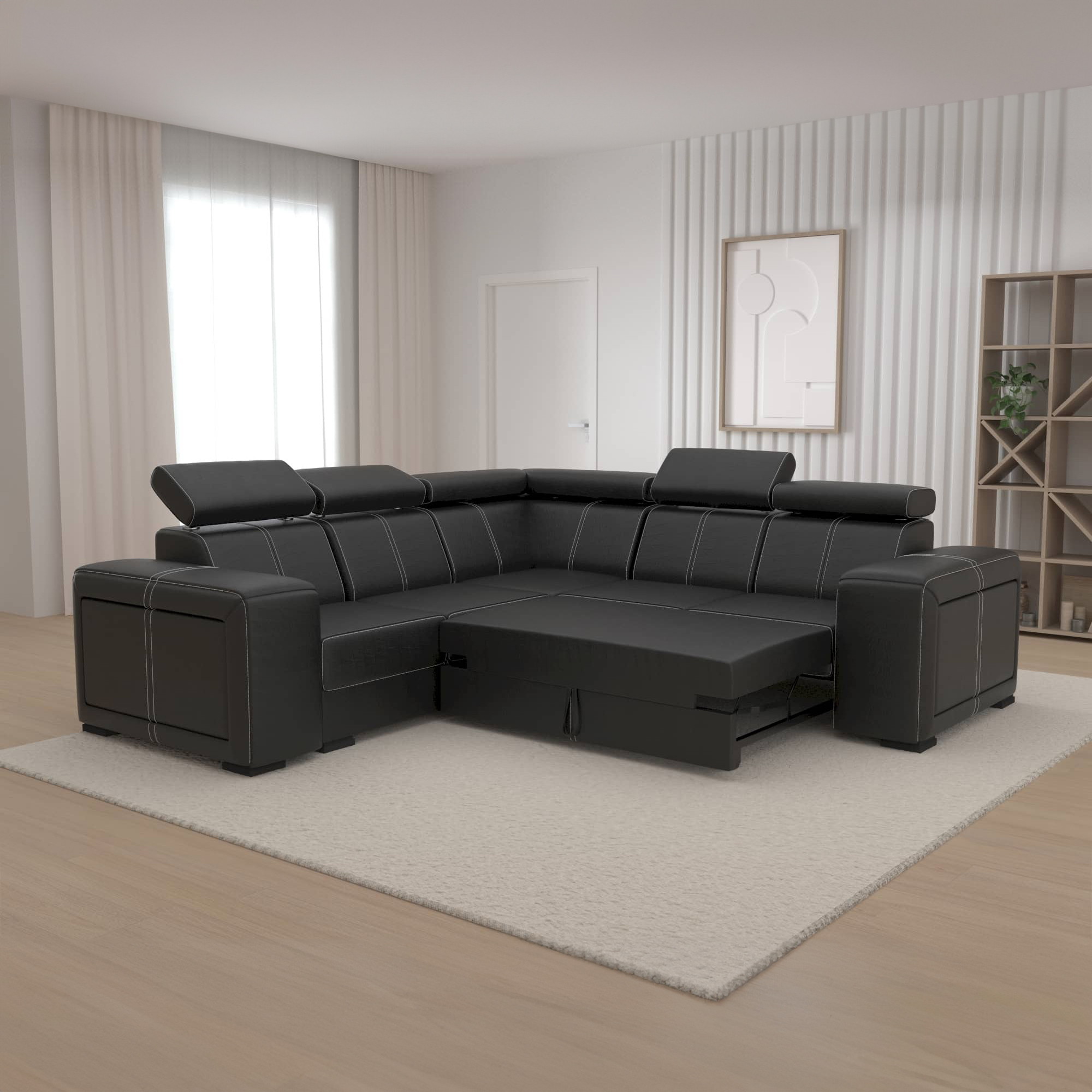 Canape Simili Cuir Convertible